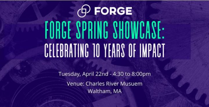We’re heading to the FORGE Spring Showcase tonight in Waltham, MA. - Verico Technology